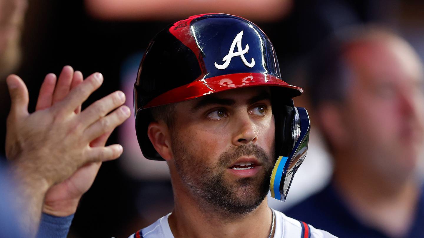 Whit Merrifield exits Braves game vs Rockies after horrifying hit by pitch