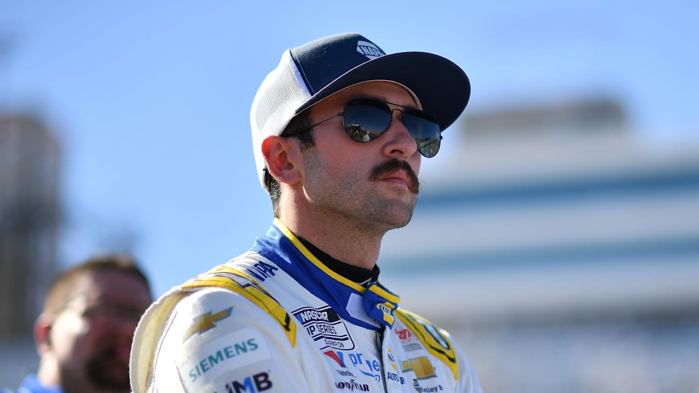 Chase Elliott Had Nowhere to Go, Out After Talladega Melee on Lap 52