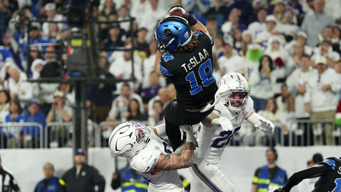 Lions' Isaac TeSlaa Draft Day Trade Gamble Keeps Aging Like Fine Wine ...