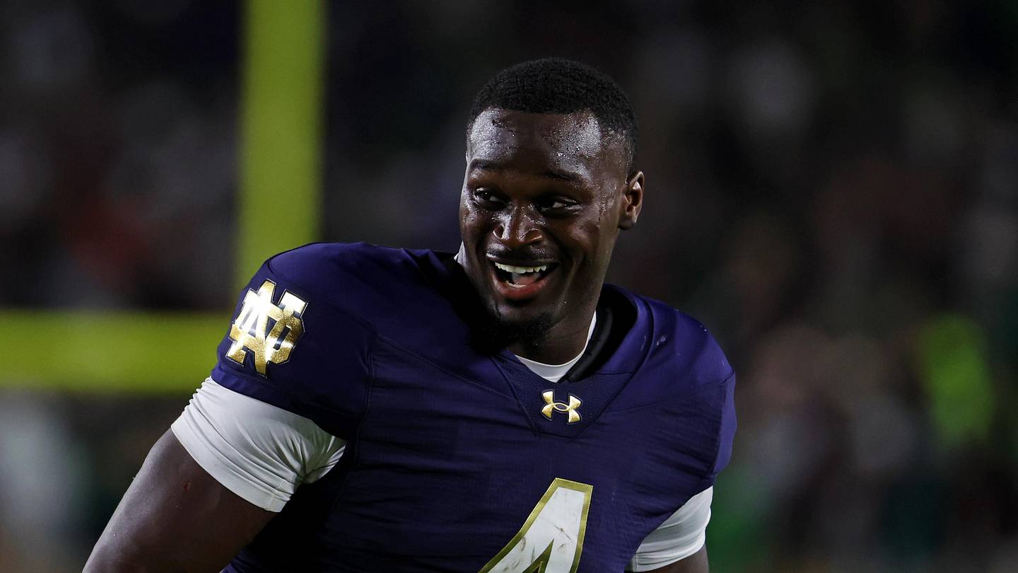 Kellen Moore makes Saints Jeremiyah Love's perfect landing spot