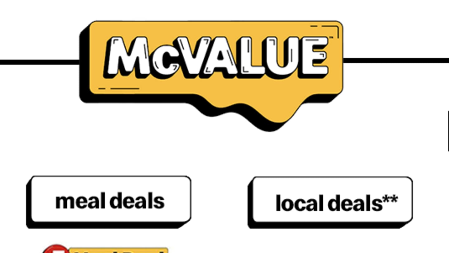 McDonald’s McValue platform puts guests in charge of their food bundle