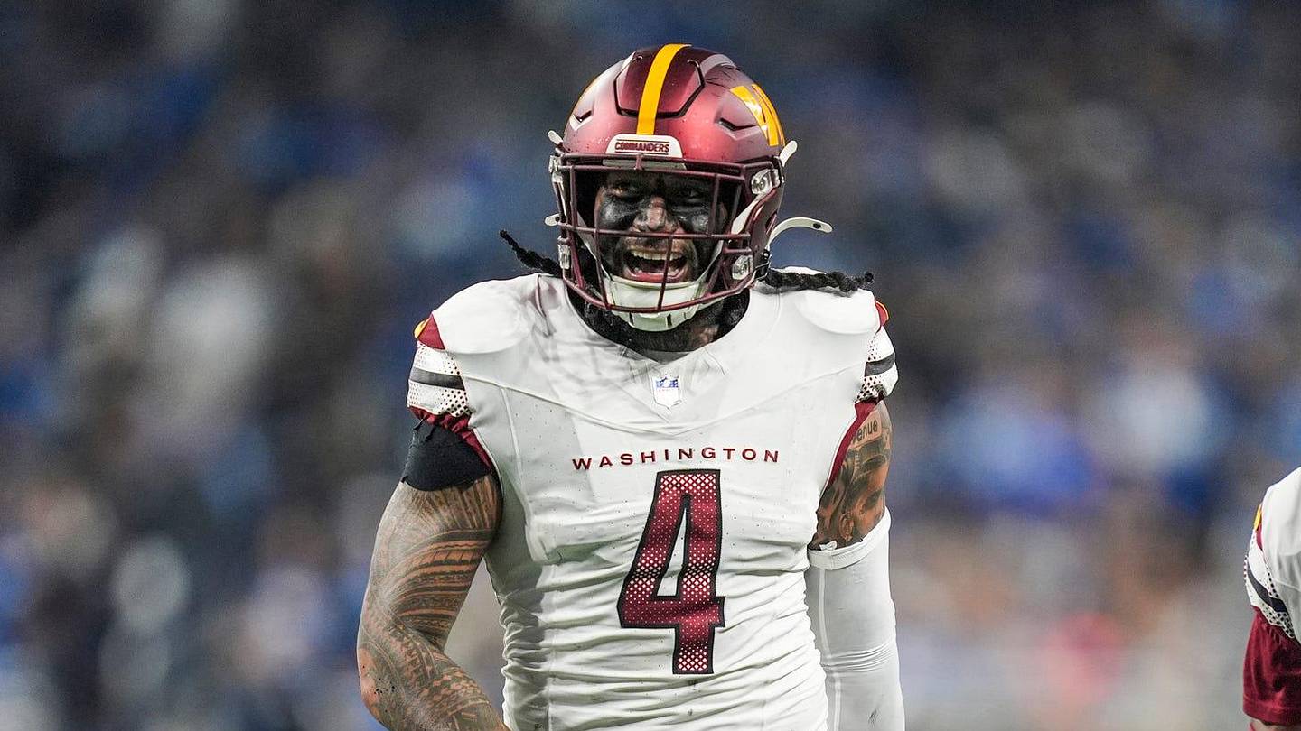 Frankie Luvu sends special message to Commanders fans after NFC ...