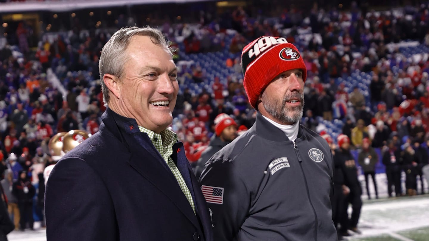 John Lynch claps back at Mike Florio suggesting 49ers trade Kyle Shanahan