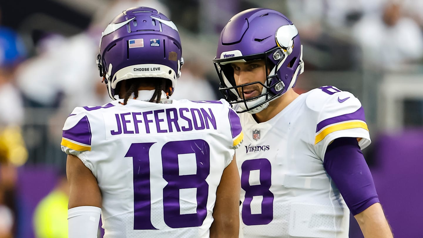 Justin Jefferson opens up about Kirk Cousins leaving the Vikings