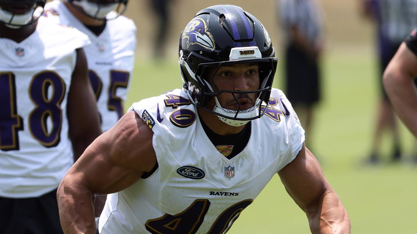Ravens Rookie LB Reflects on Becoming a Starter