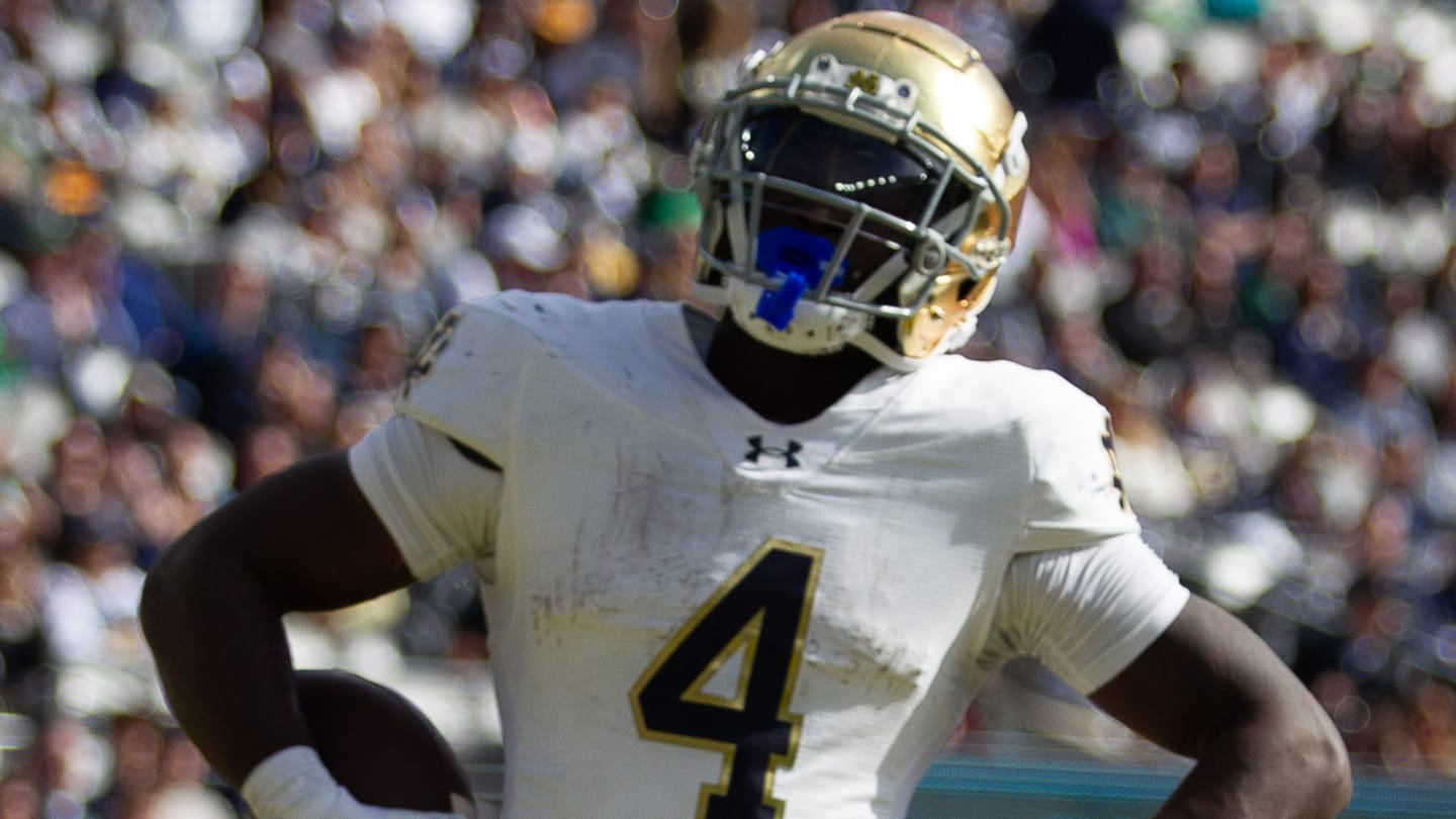 Jeremiyah Love makes Notre Dame football history in emphatic fashion