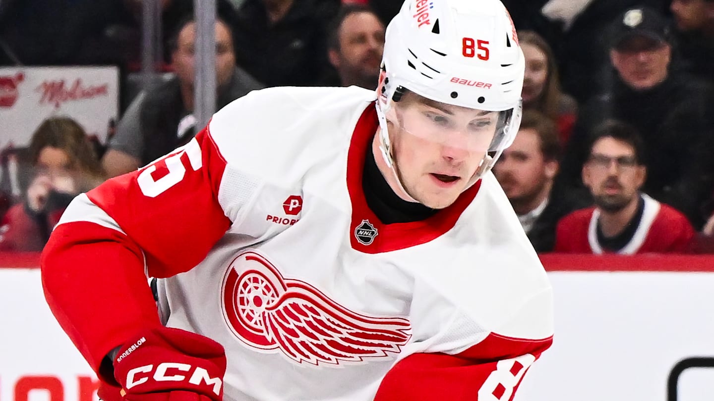 Elmer Soderblom will make the Red Wings’ preseason decisions a lot harder
