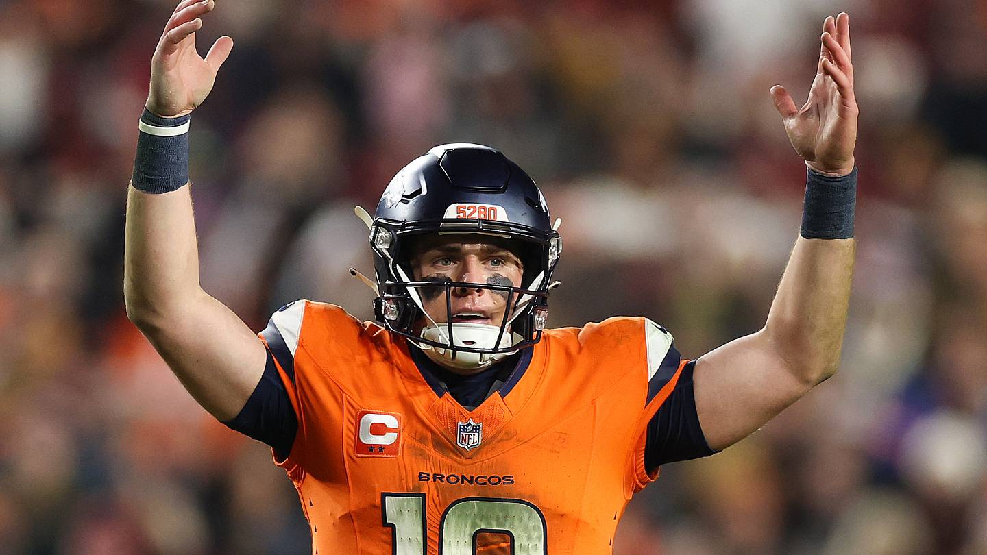 Bo Nix throws for 4 TDs and 2 other scorching hot Broncos-Raiders ...