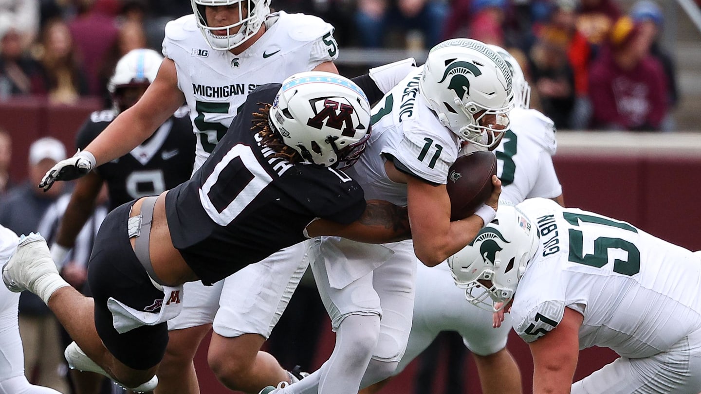 Michigan State Sees Game Slip Away at Minnesota in OT, 23-20