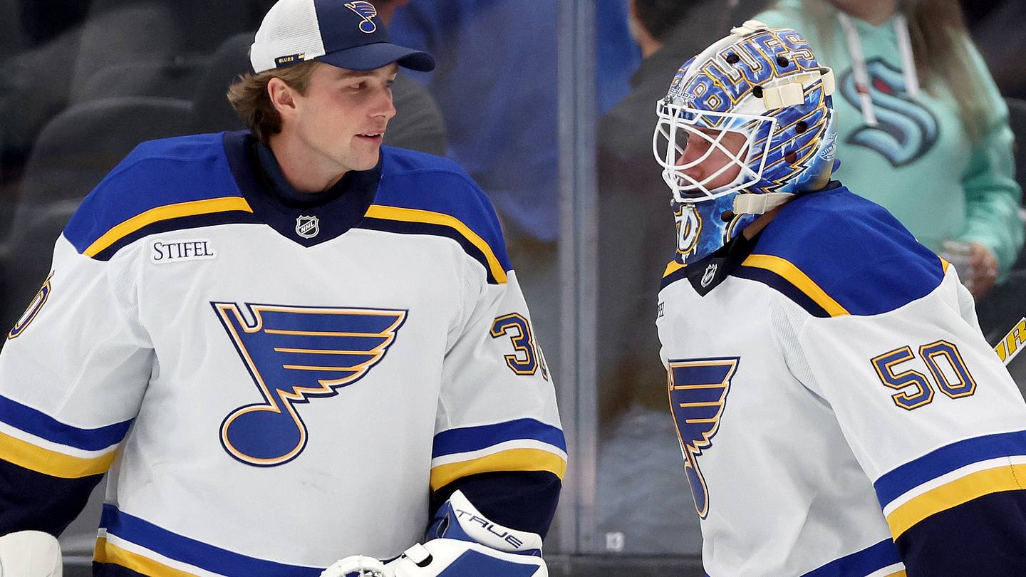 Blues’ rising goalie just got iced by The Athletic
