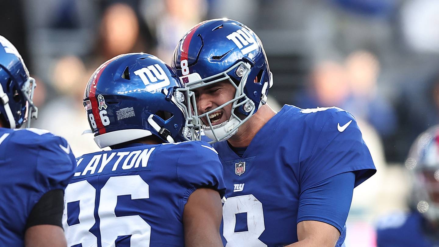 Darius Slayton had a heartbreaking reaction to Daniel Jones tearing his ACL