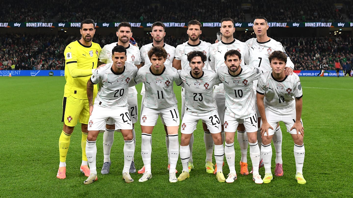 La posible alineación titular de Portugal vs Armenia