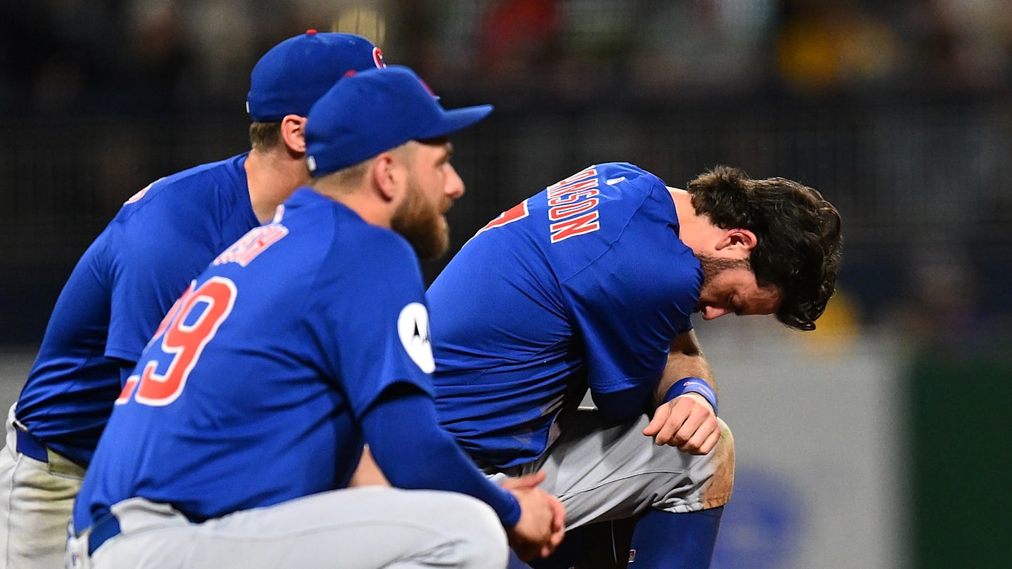 Horrifying incident overshadows Cubs' loss as fan falls from the stands ...