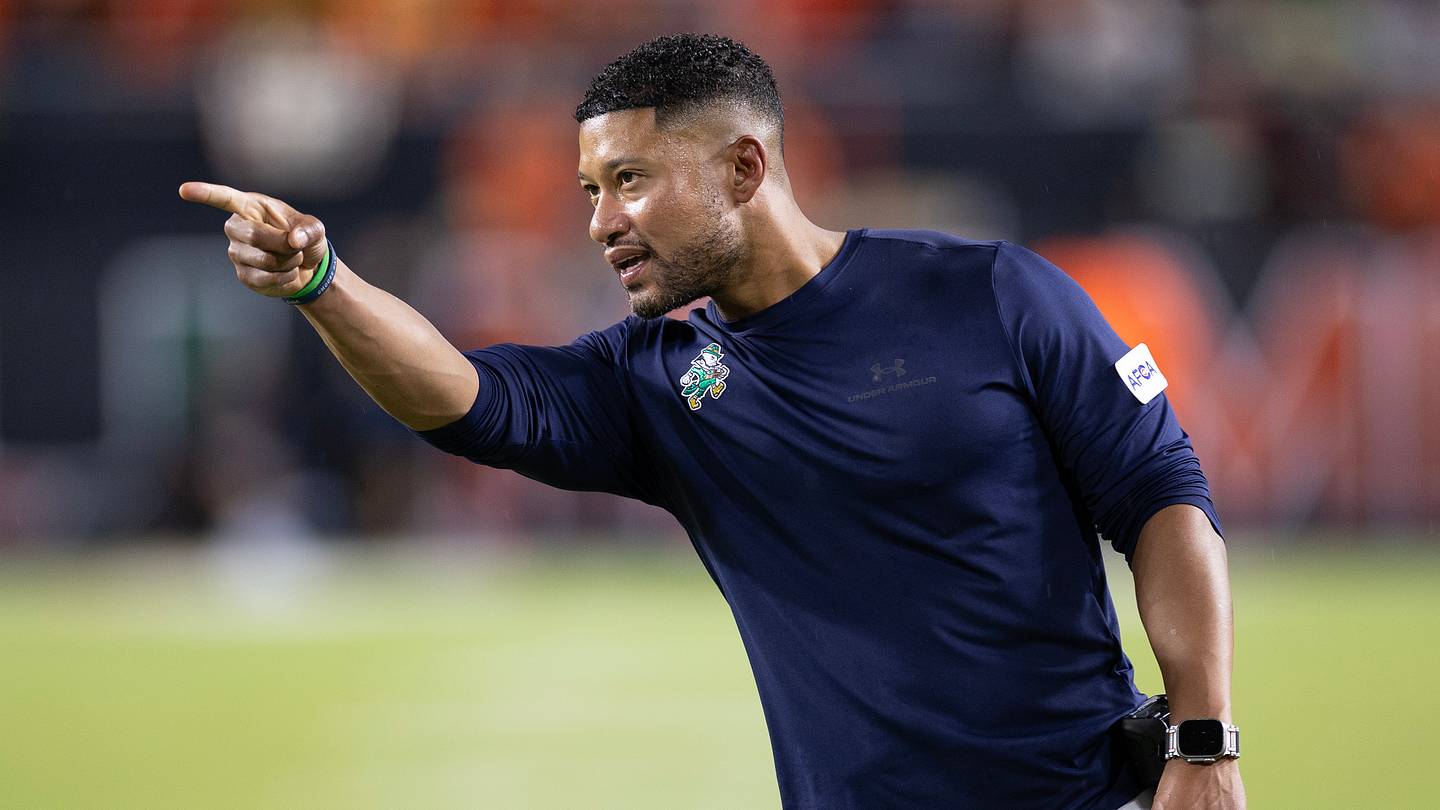 Marcus Freeman praises Miami after thrilling top-10 showdown with Notre ...