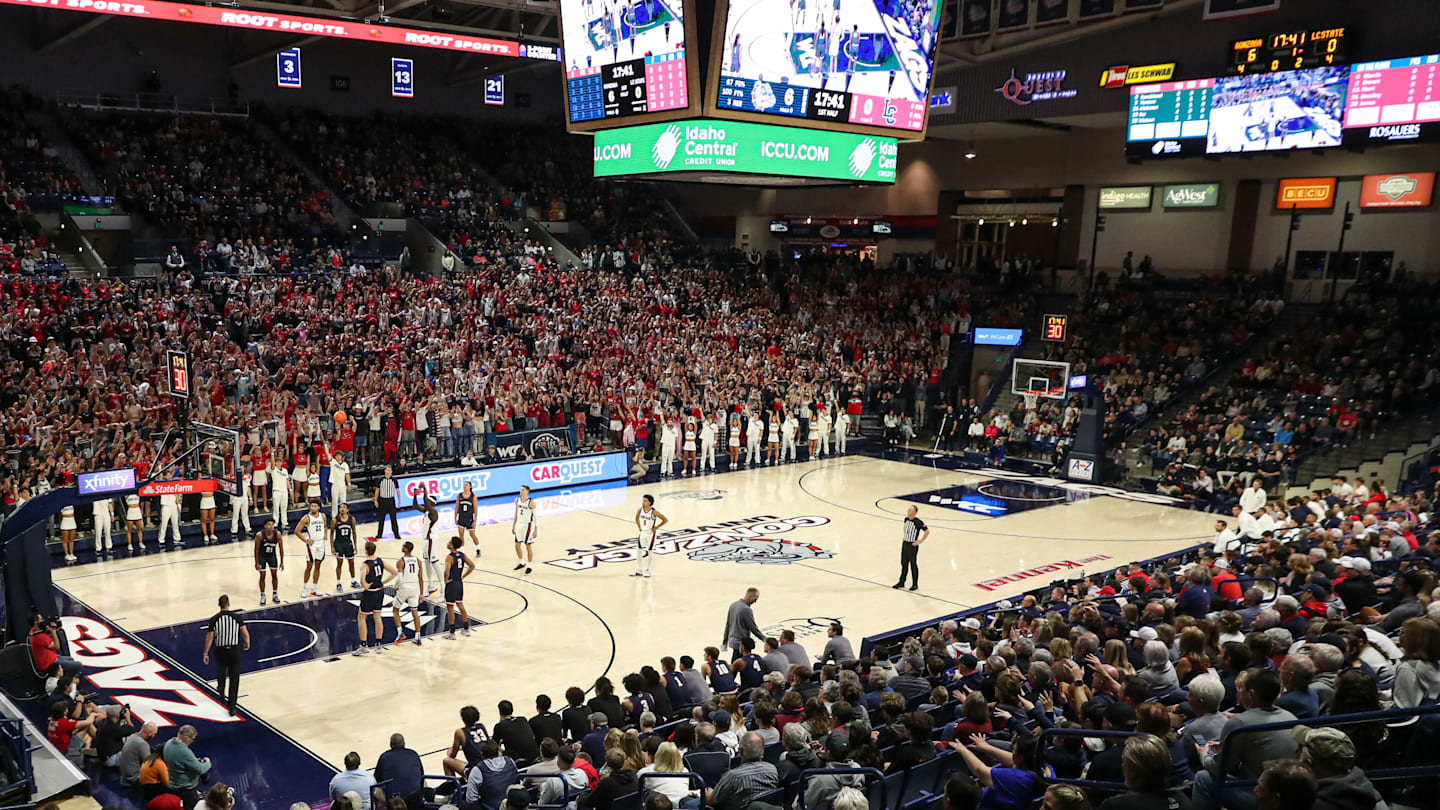 Gonzaga releases tip time and TV information for 2025-26 schedule