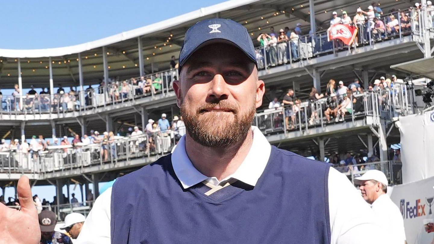 Travis Kelce Seems to Be Enjoying Time Off the Field