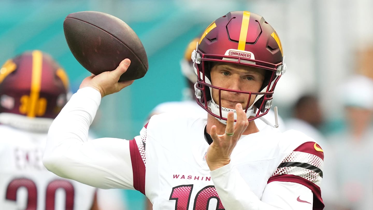 Who is the Commanders' backup quarterback during the 2024 NFL season?