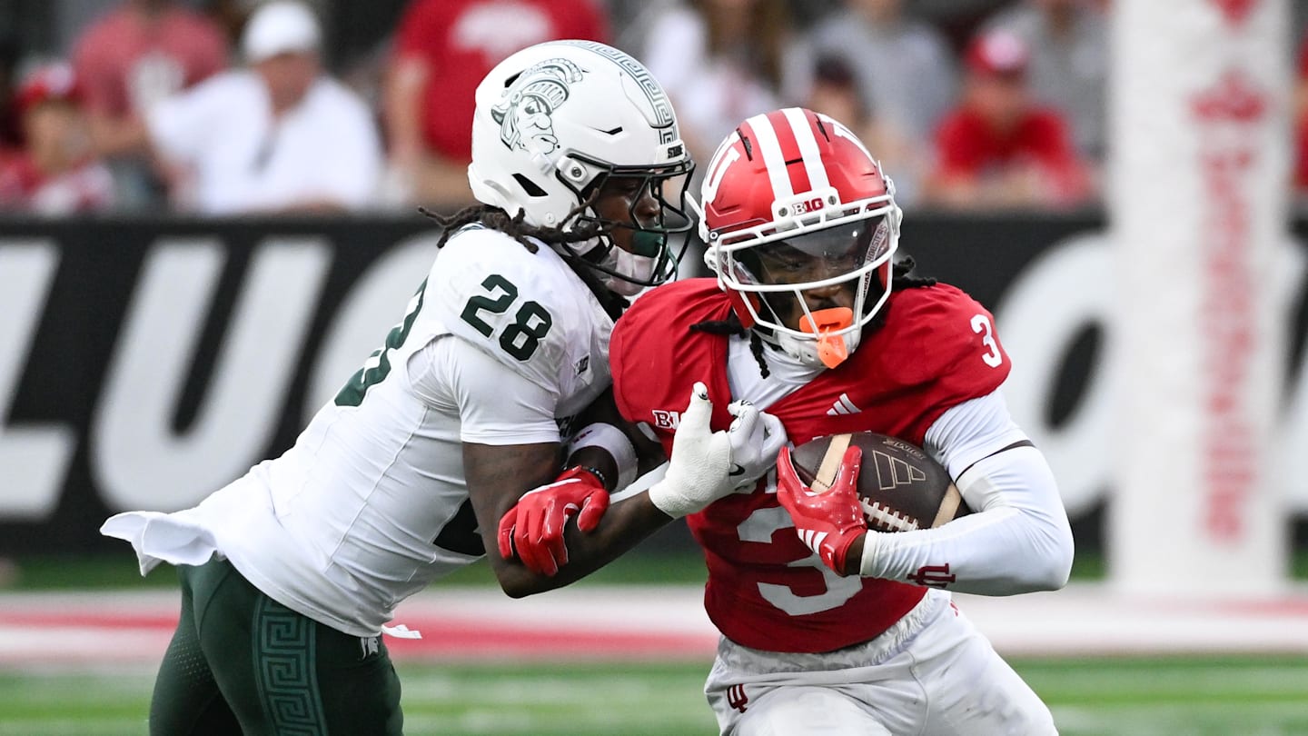 Indiana Overwhelms Michigan State for Fourth Straight Loss, 38-13
