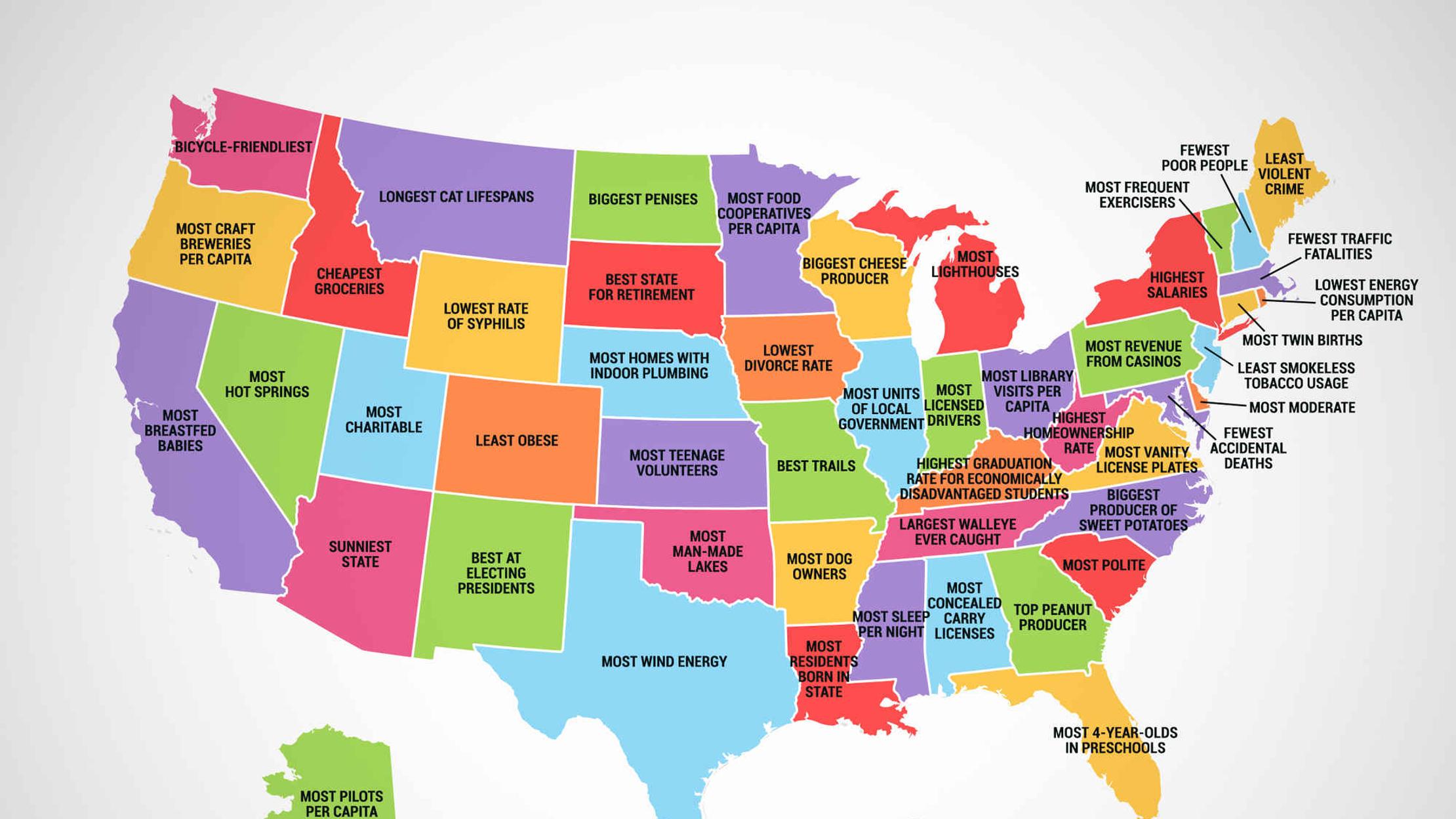 The Best and Worst Thing About Each State Mental Floss The Best and Worst Thing About Each State Mental Floss