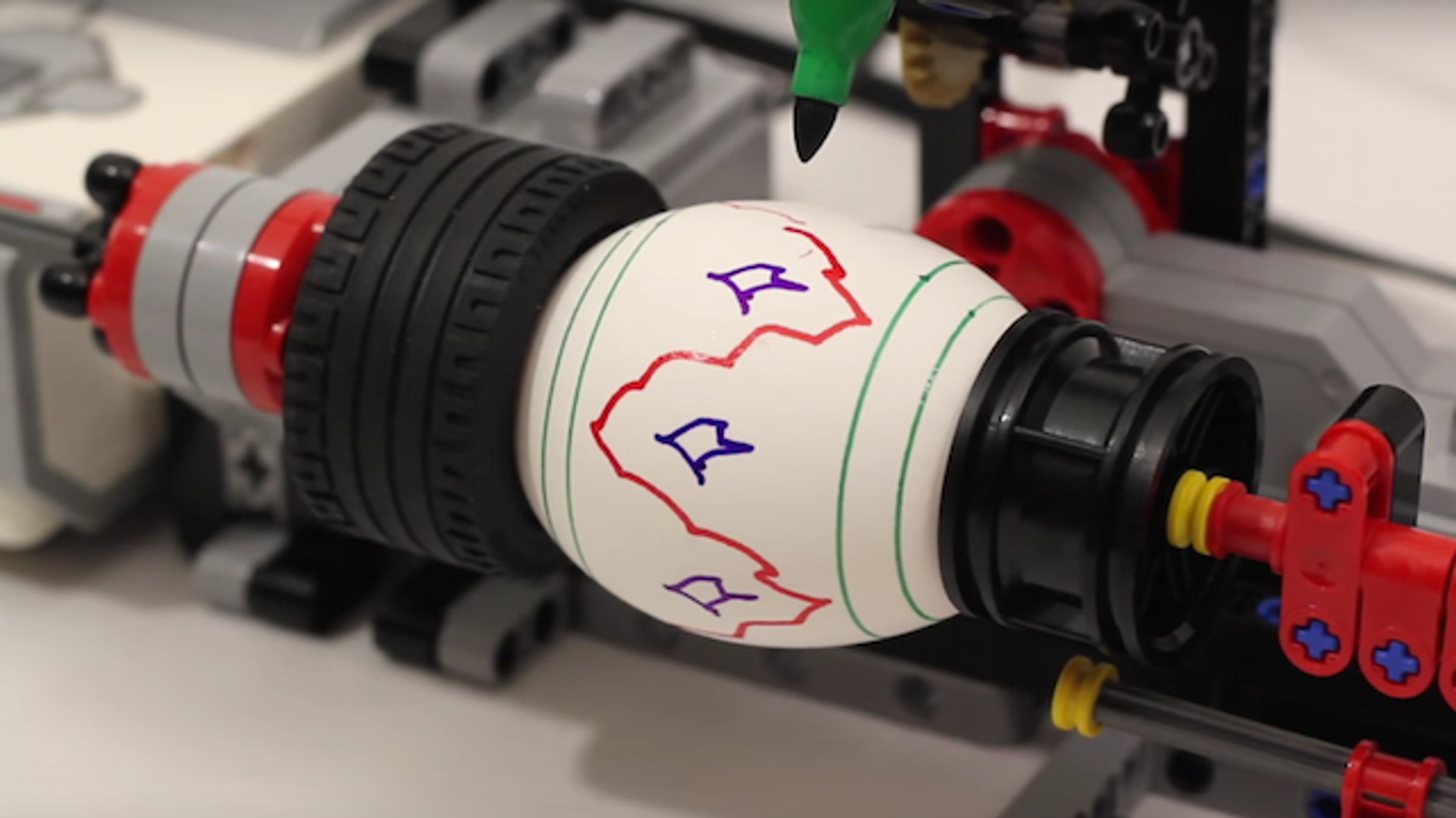 Upgrade Your Easter With This LEGO Egg Decorating Machine Mental Floss upgrade-your-easter-with-this-lego-egg-decorating-machine-mental-floss