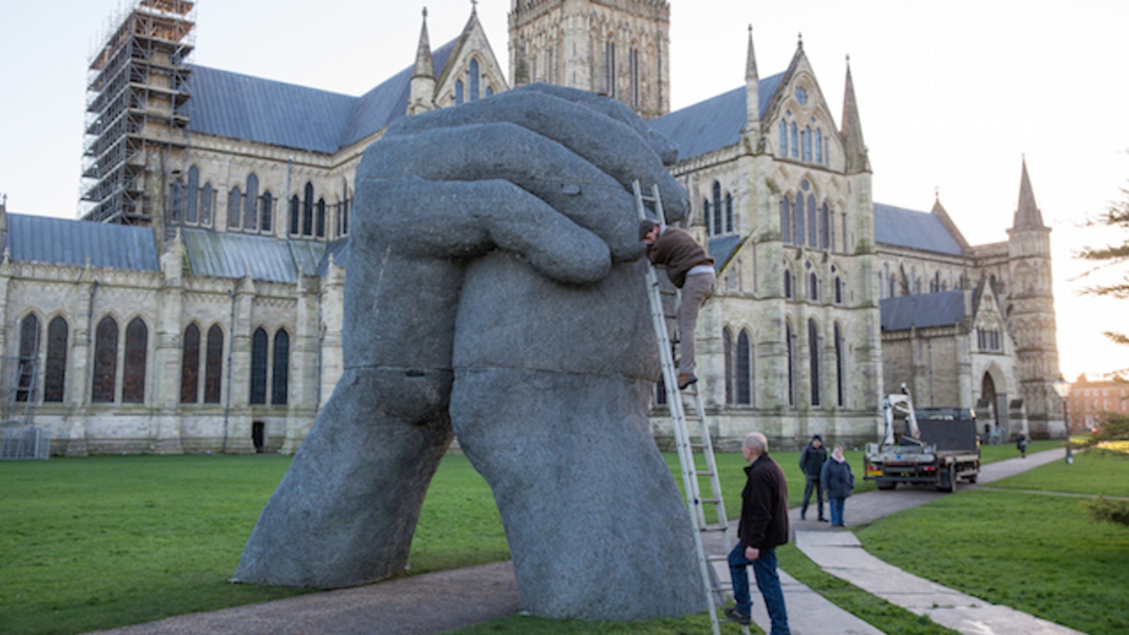 20-Foot-Tall Sculpture Relocated After Texting Visitors Kept Walking ...