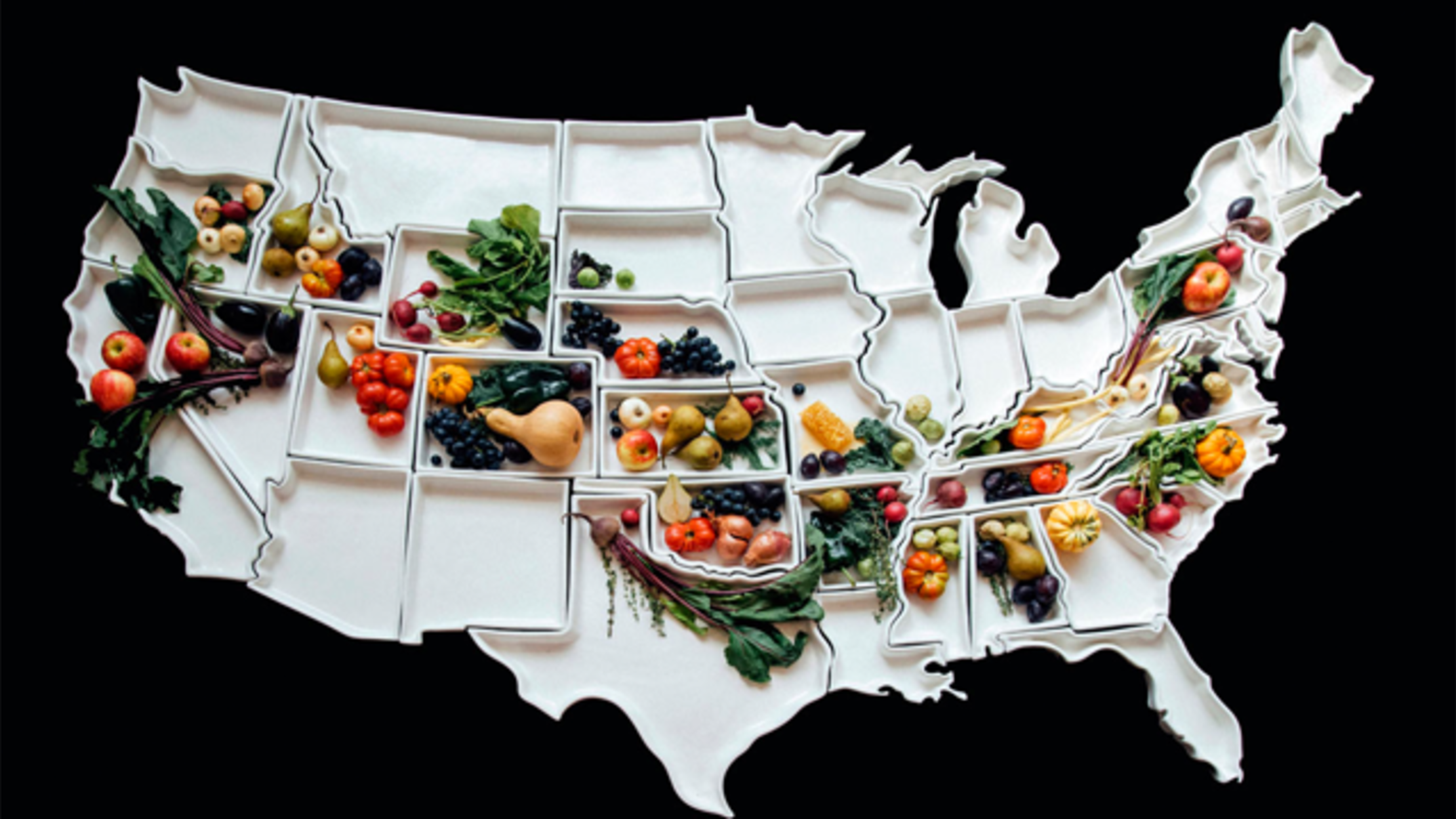 Map Out Your Food With State-Shaped Plates | Mental Floss