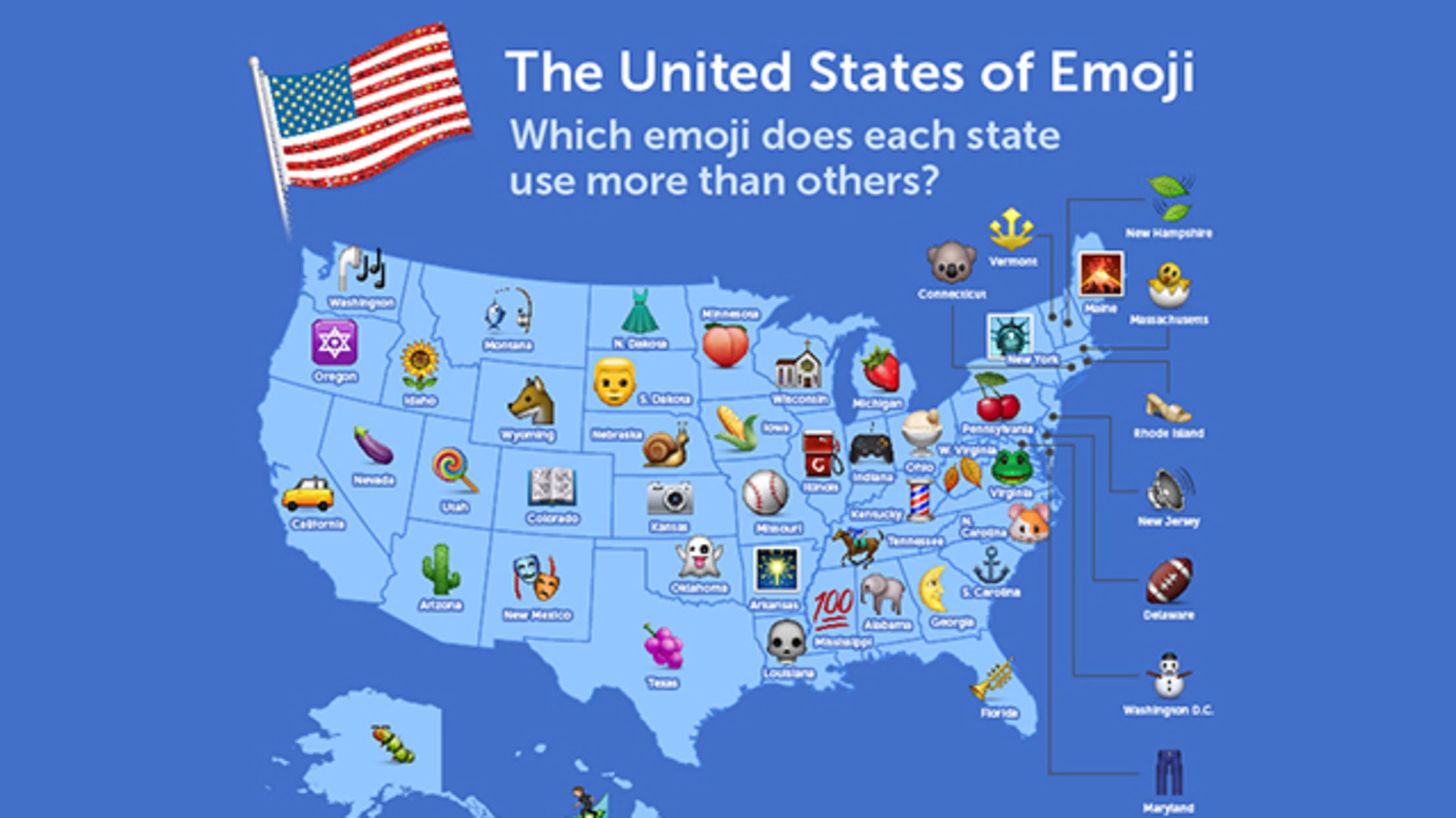 The Most Popular Emoji in Each State | Mental Floss