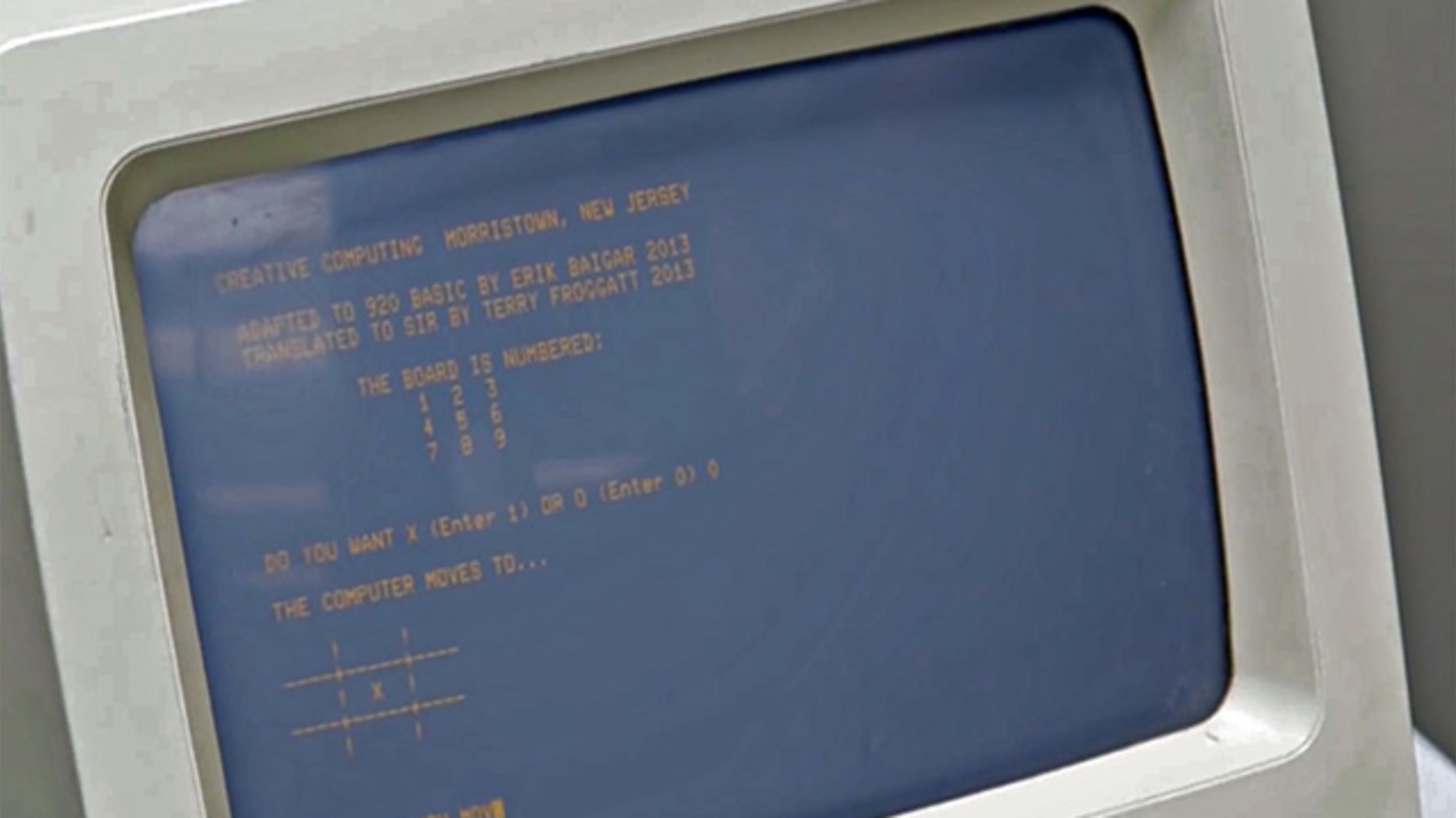 Playing Tic-Tac-Toe With a 1966 Computer | Mental Floss