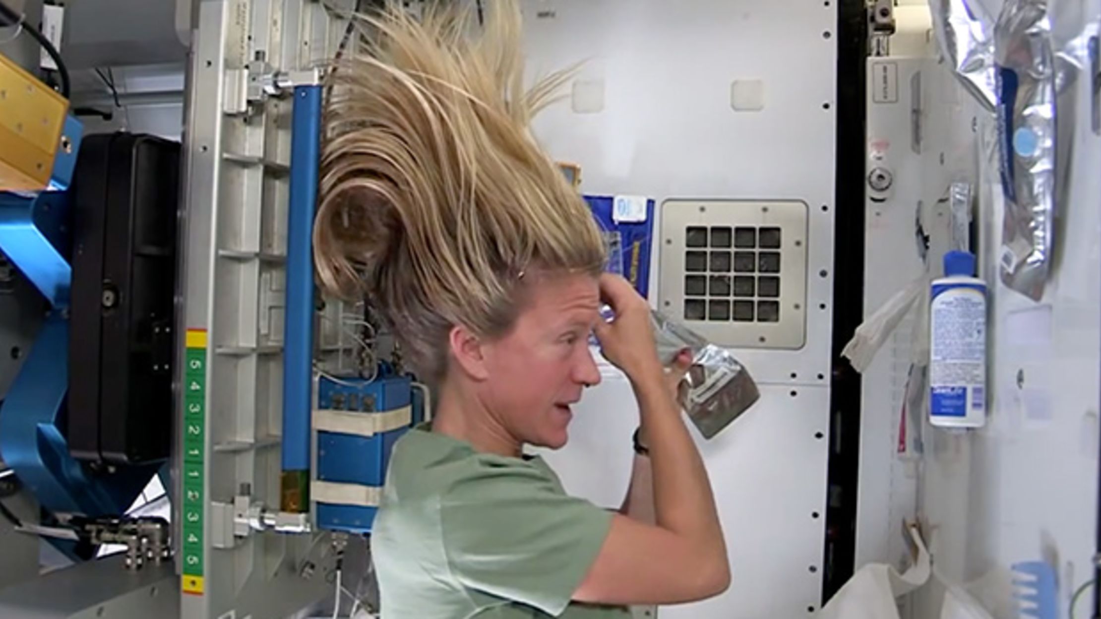 Washing Your Hair in Space | Mental Floss