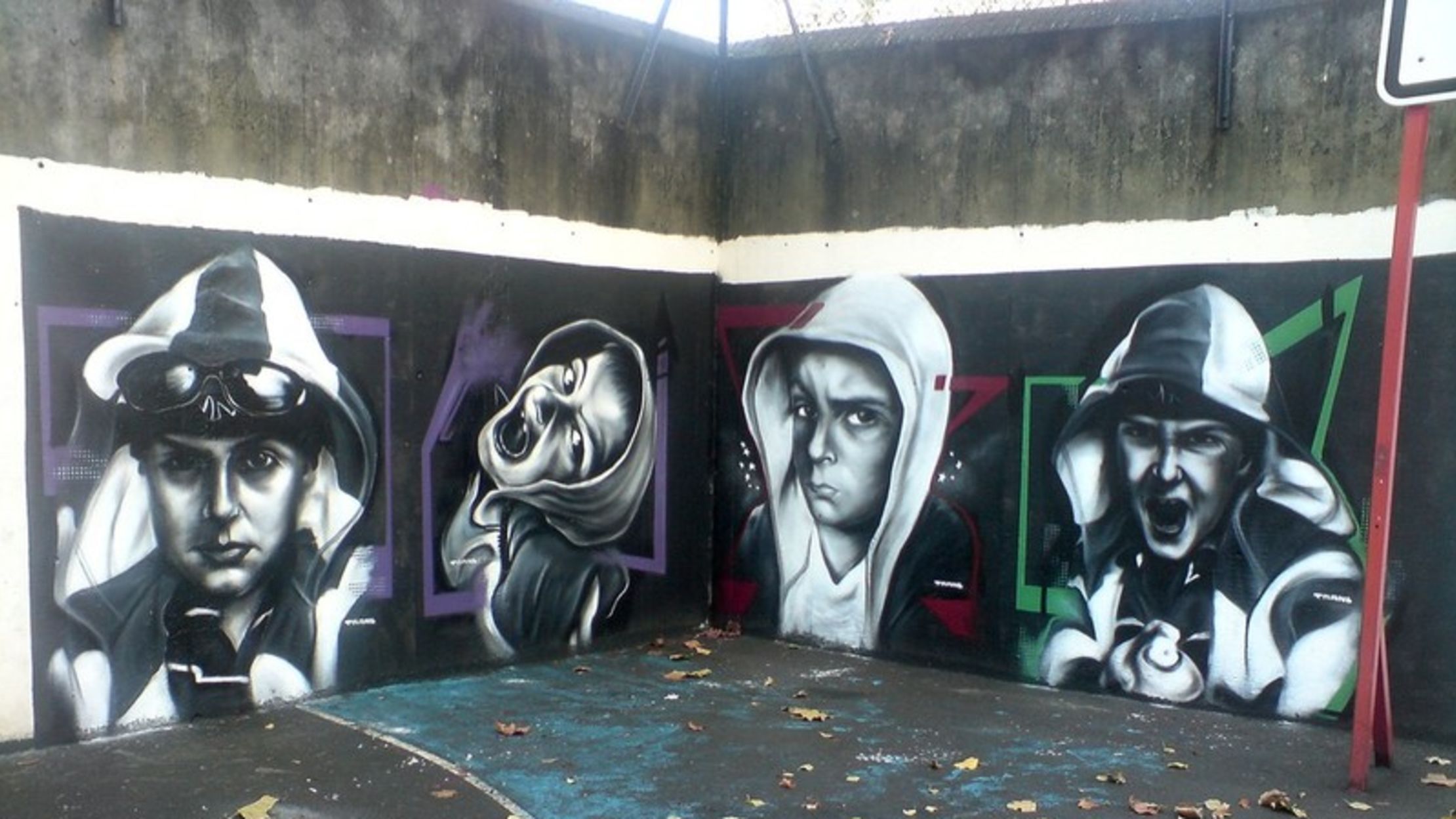 Realistic Graffiti Street