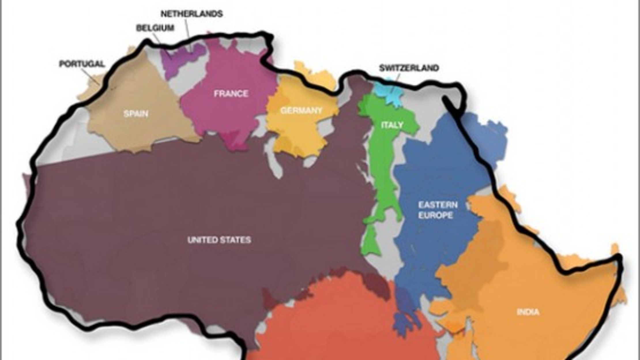 The True Size of Africa | Mental Floss