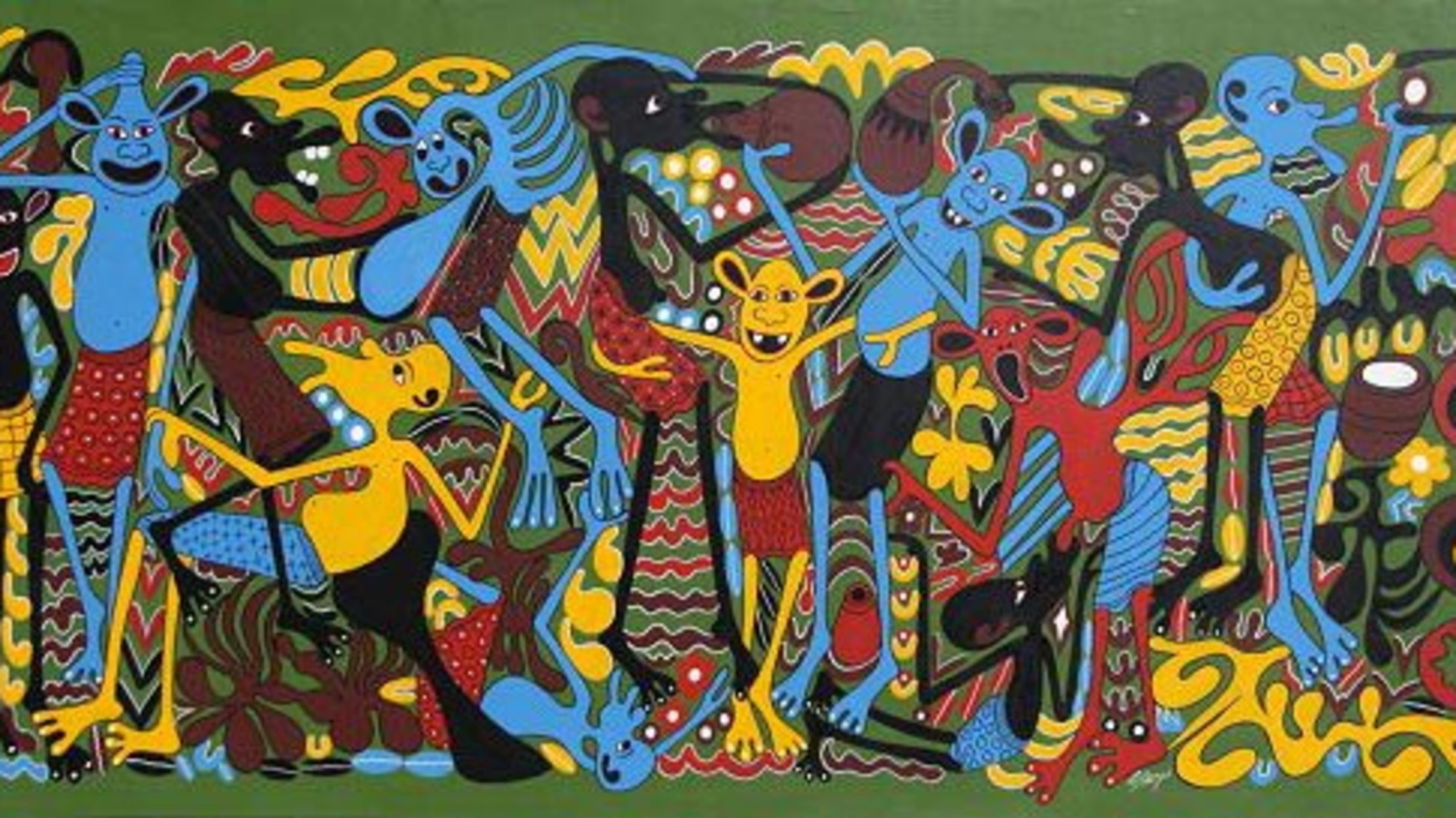 The Picasso of Africa: George Lilanga | Mental Floss