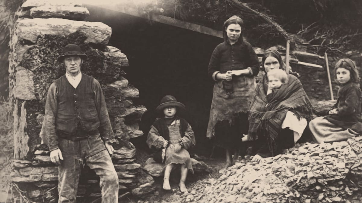 dark depictions   famine