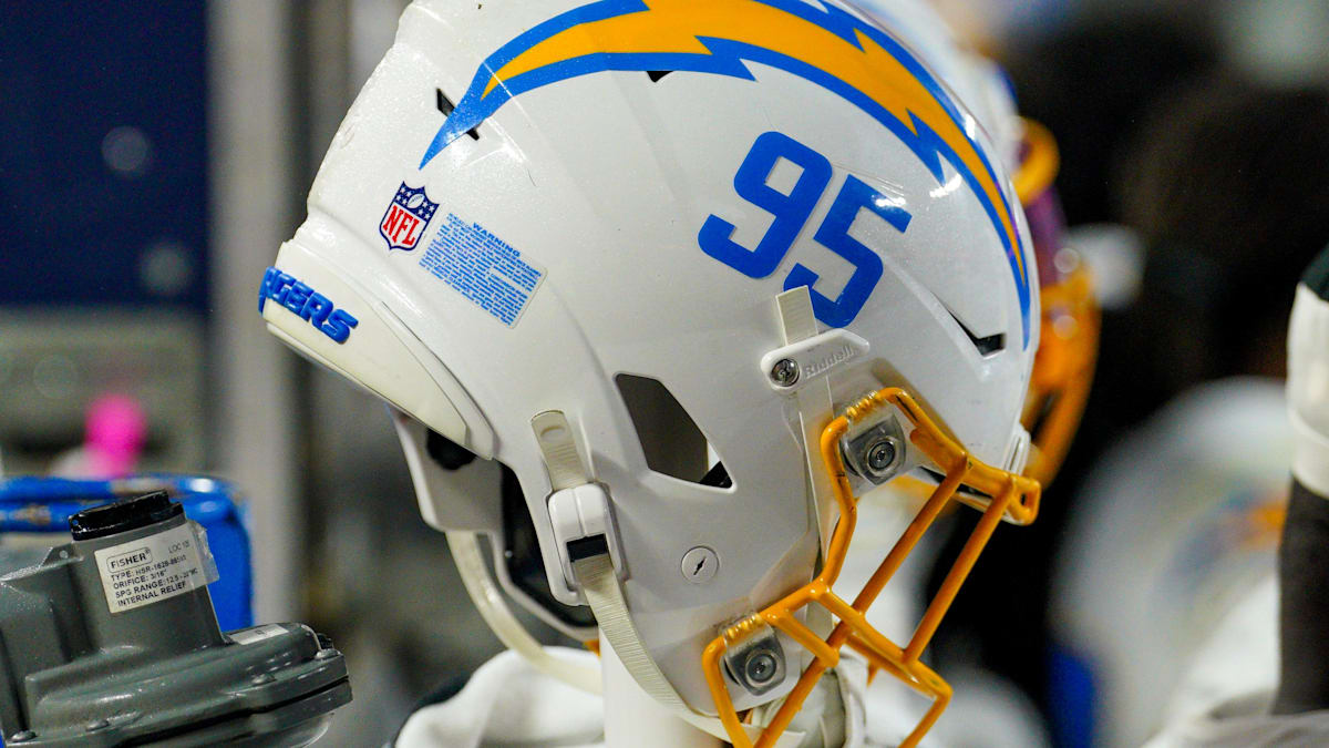 chargers helmet front