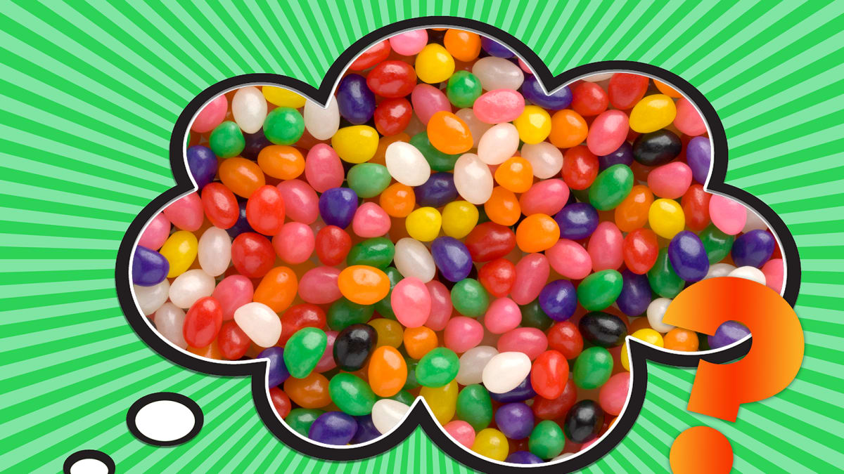 jelly beans easter egg