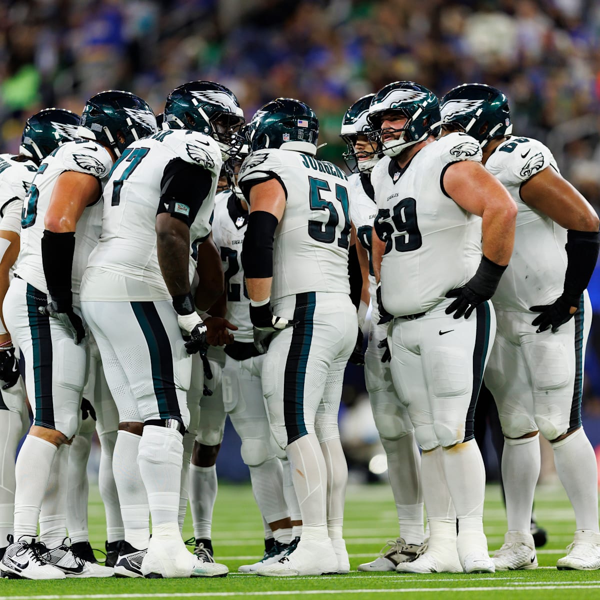 offensive line eagles