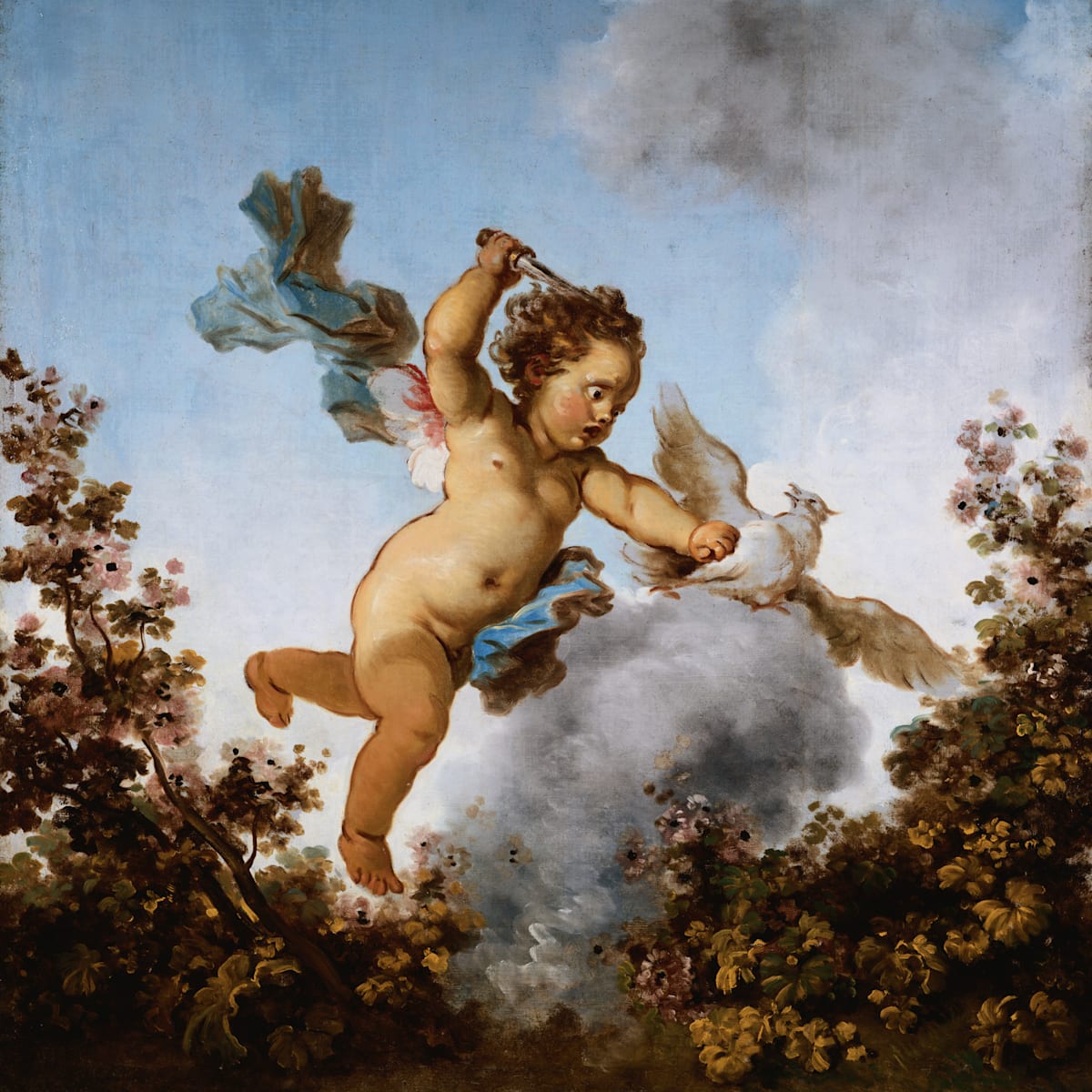 cupid flying