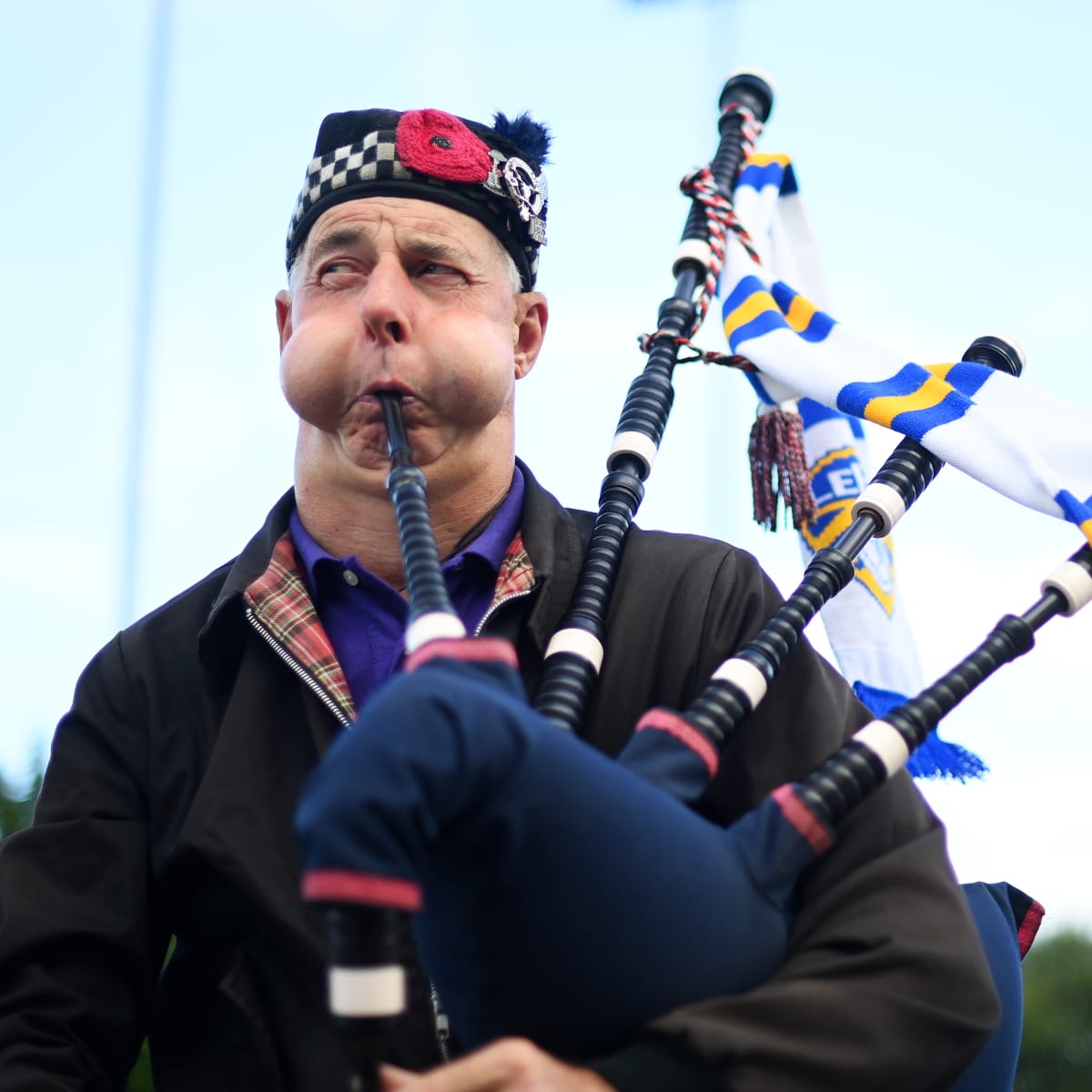 bagpipe player