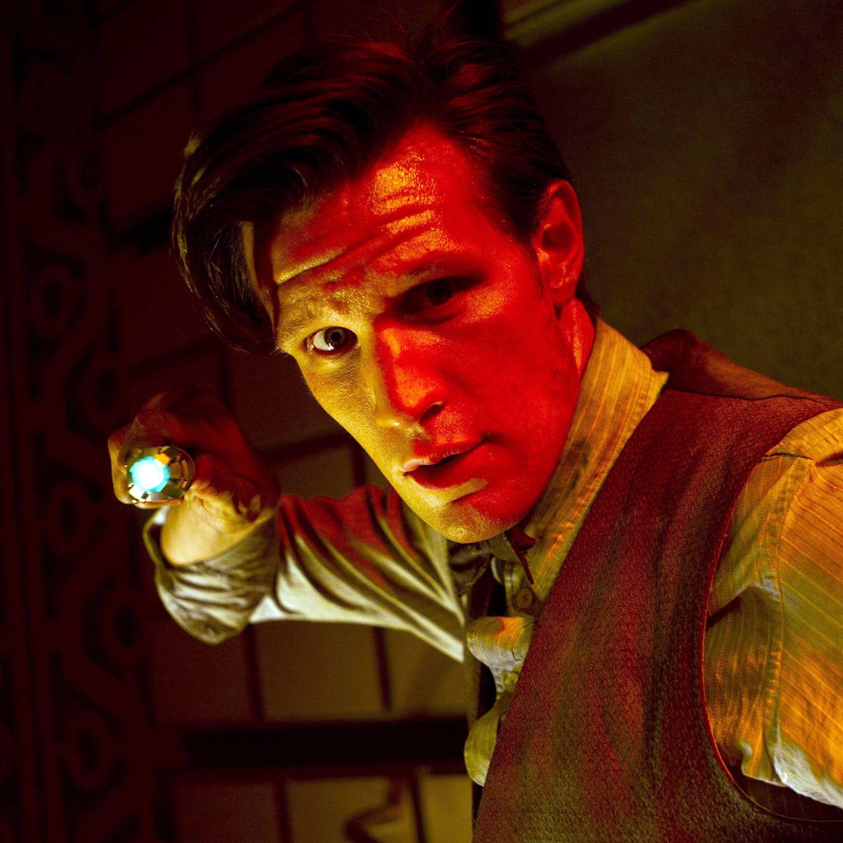 doctor who matt smith angry