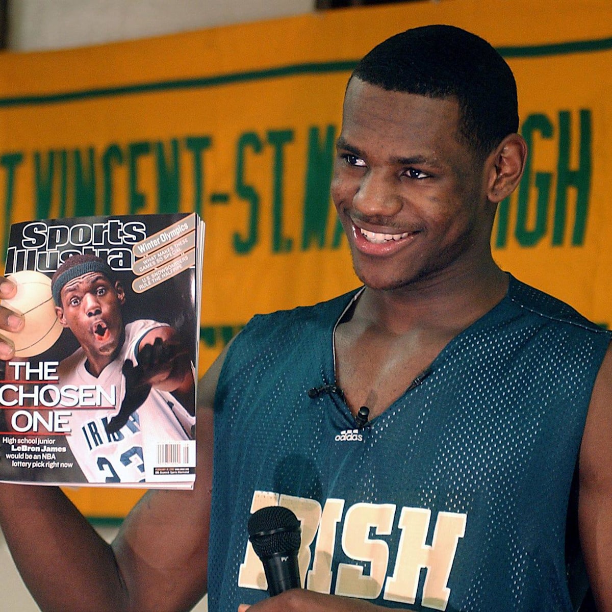 lebron high school record