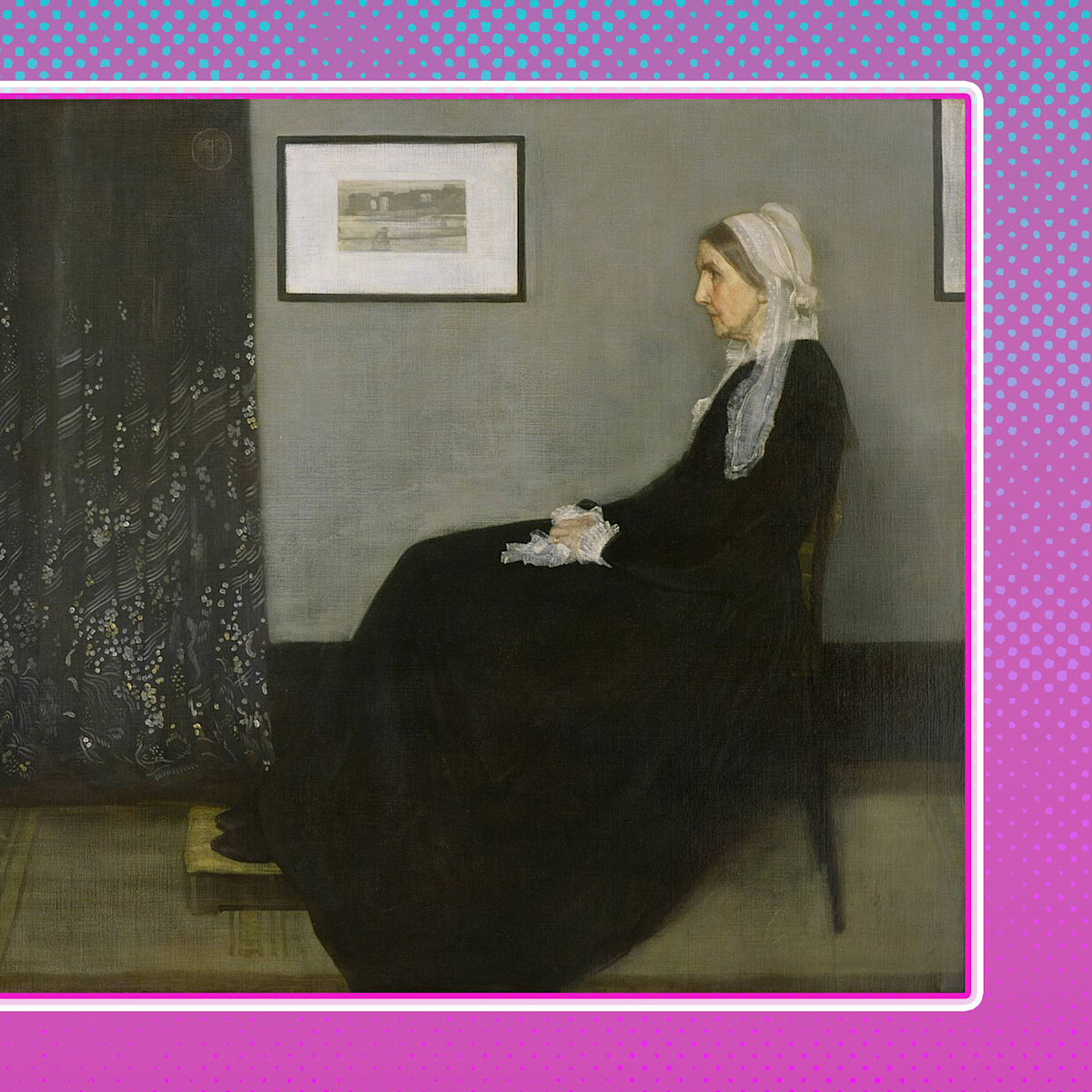 is whistler's mother real