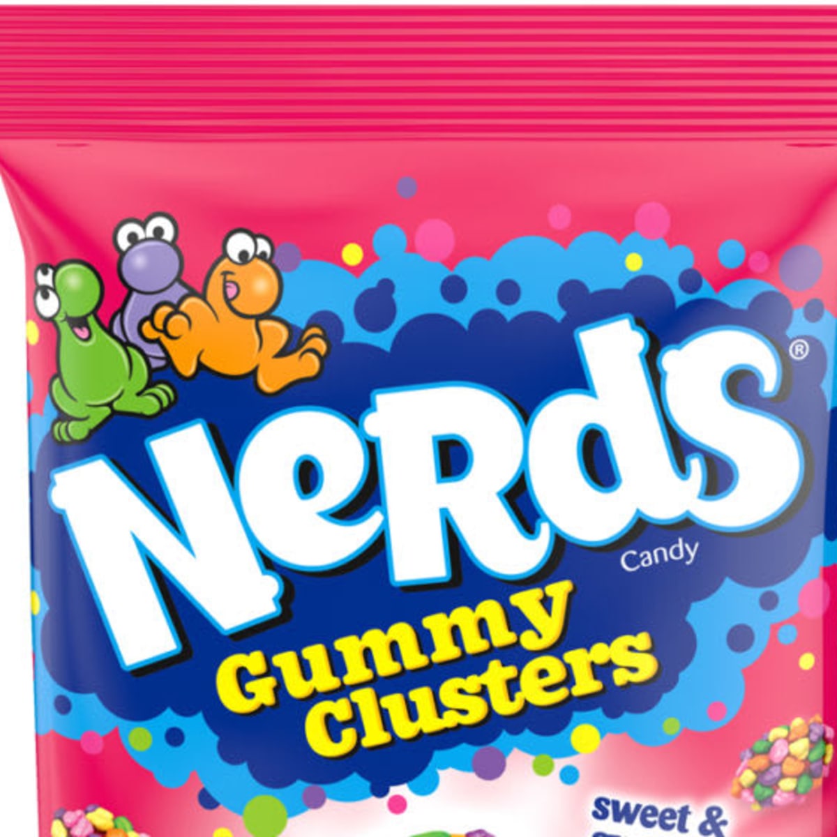 colorful candy with a gummy cluster