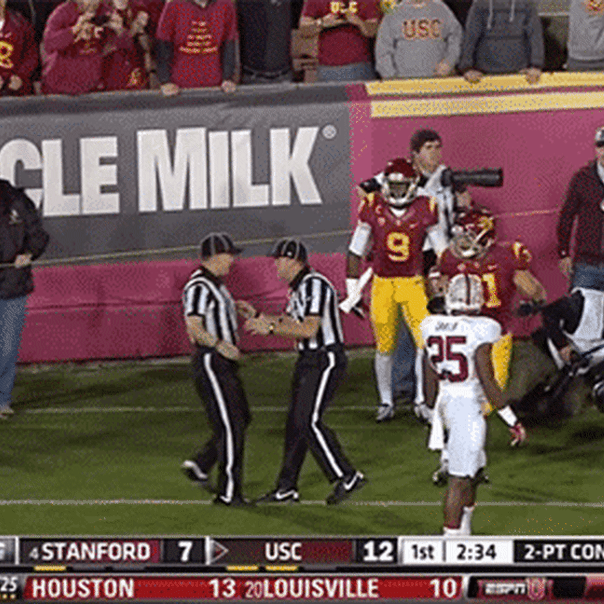 touchdown gif referee