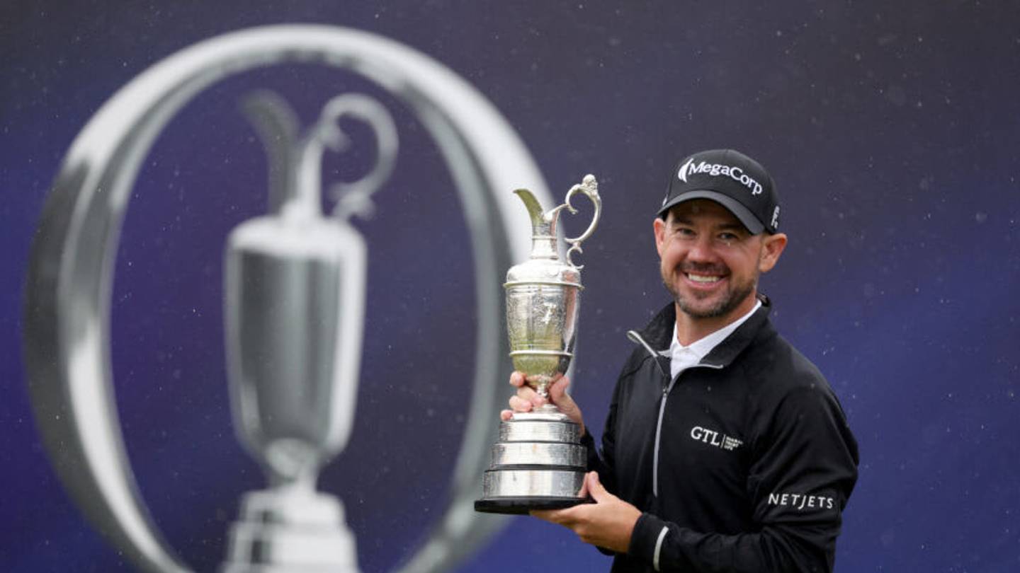 Watch Brian Harman Receive The Claret Jug at Royal Liverpool