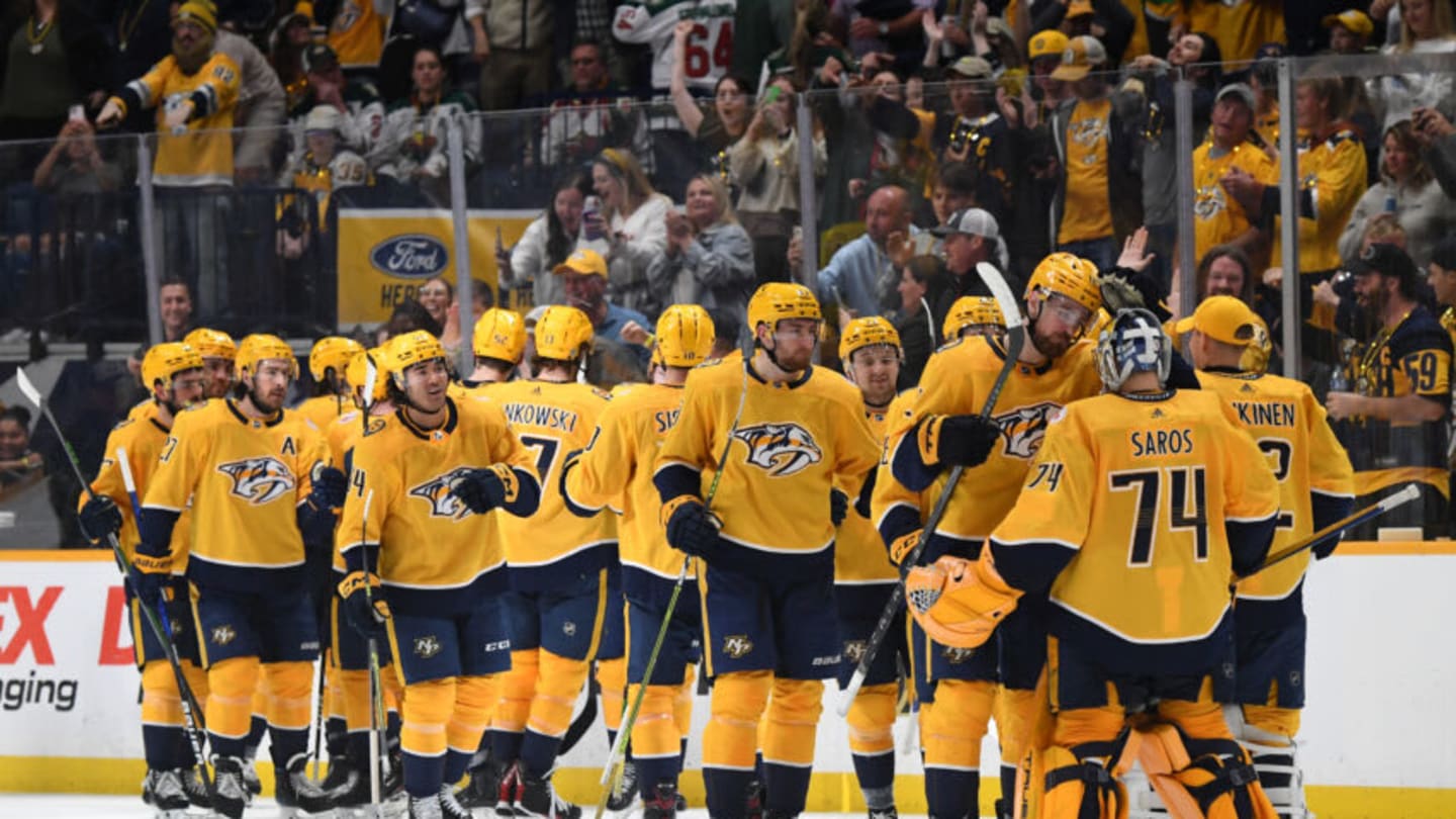 Nashville Predators Locker Cleanout Day
