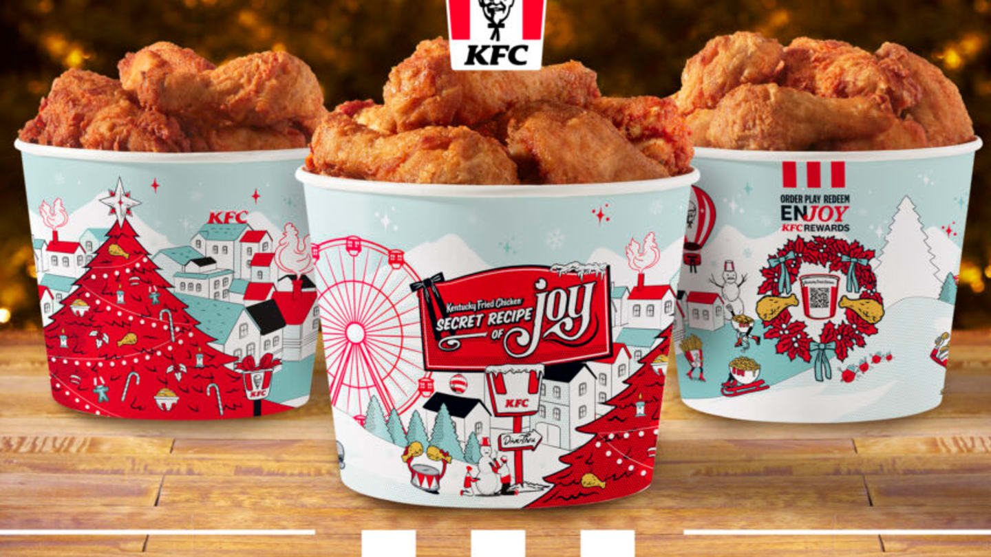 KFC celebrates Secret Recipe of Joy with its 2023 holiday buckets