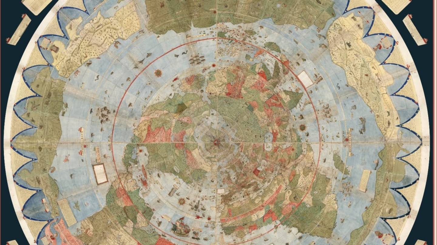 The Largest Known Map of the 16th-Century World Has Been Digitized