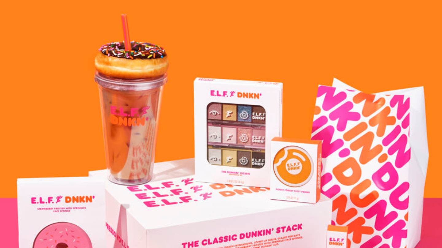 Dunkin’ partners with E.L.F. Cosmetics for a sweet Spring collection