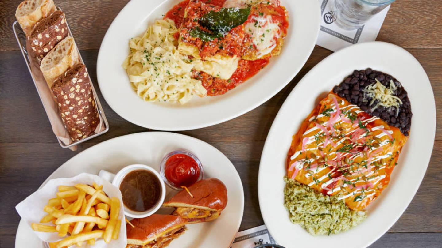 Cheesecake Factory reveals their newest menu items which includes both ...