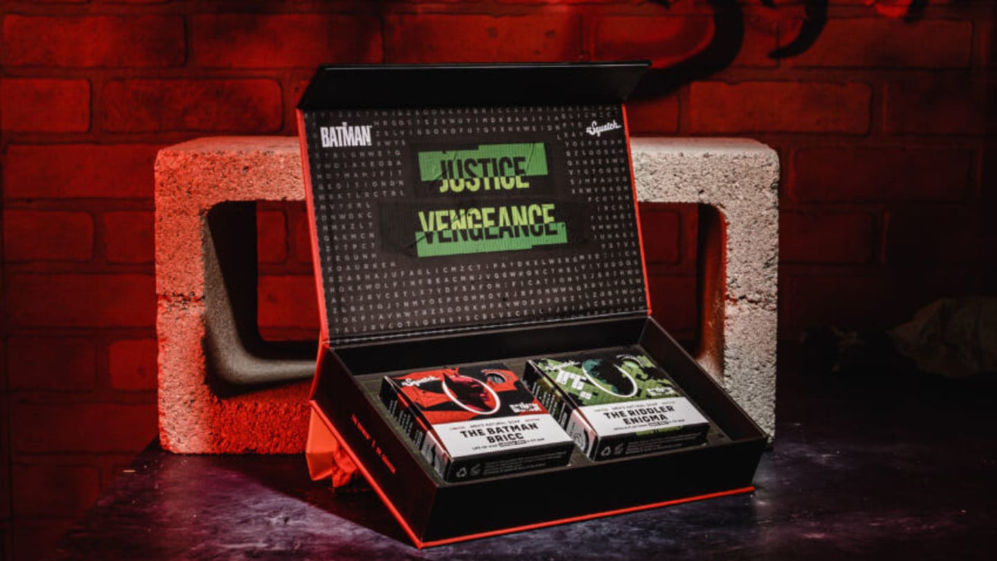 Clean up with Dr. Squatch’s new duo of soaps based on the Batman and ...